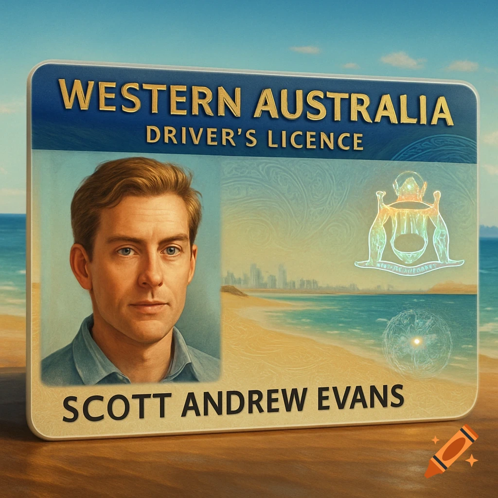 A close-up, top-down view of a UK driving license on a wooden surface ...