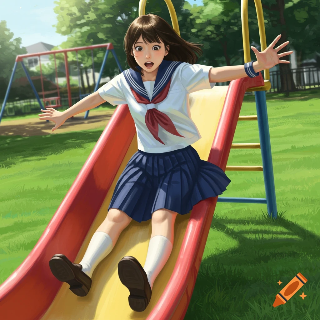 A friendly, smiling cartoon-style swimming instructor in a blue ...