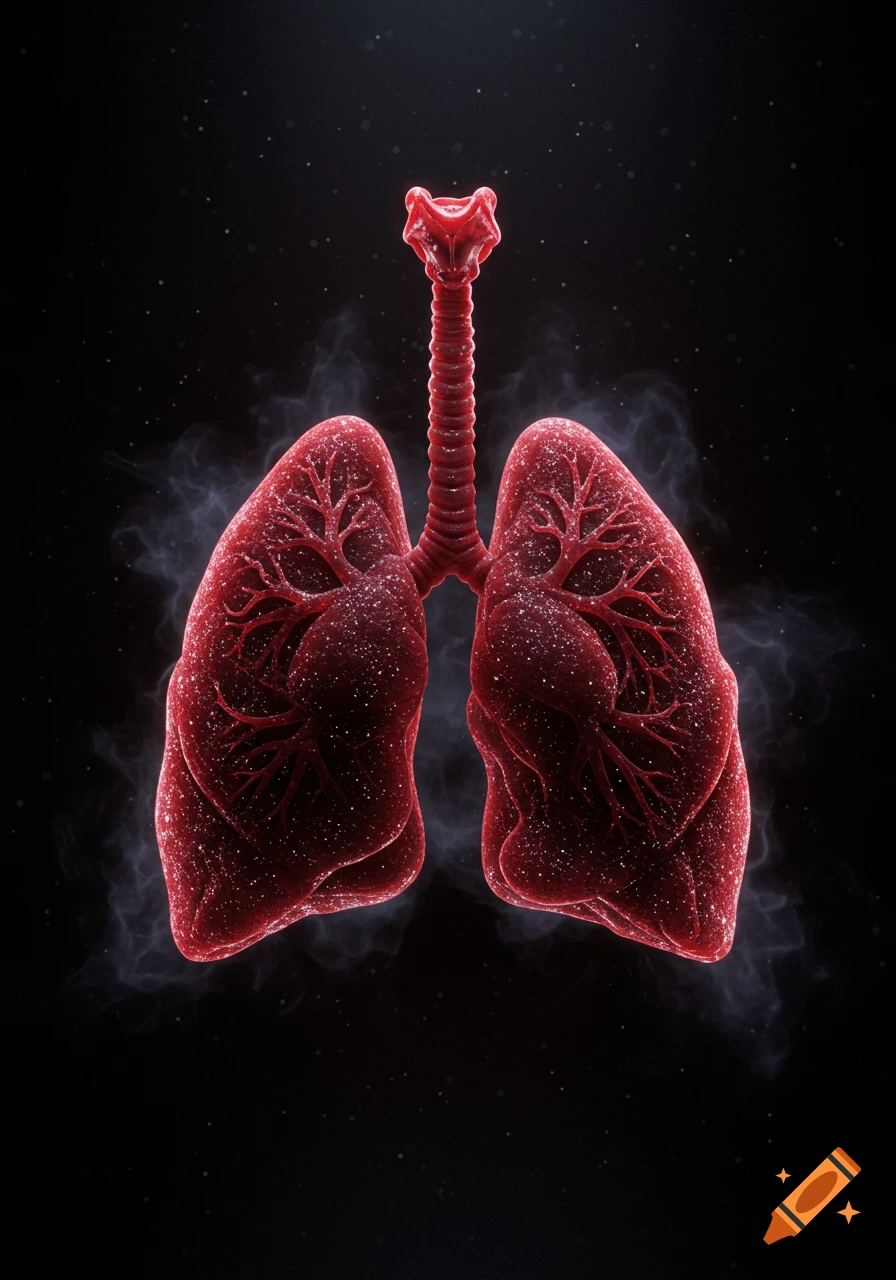An anatomically accurate diagram of the human respiratory system ...