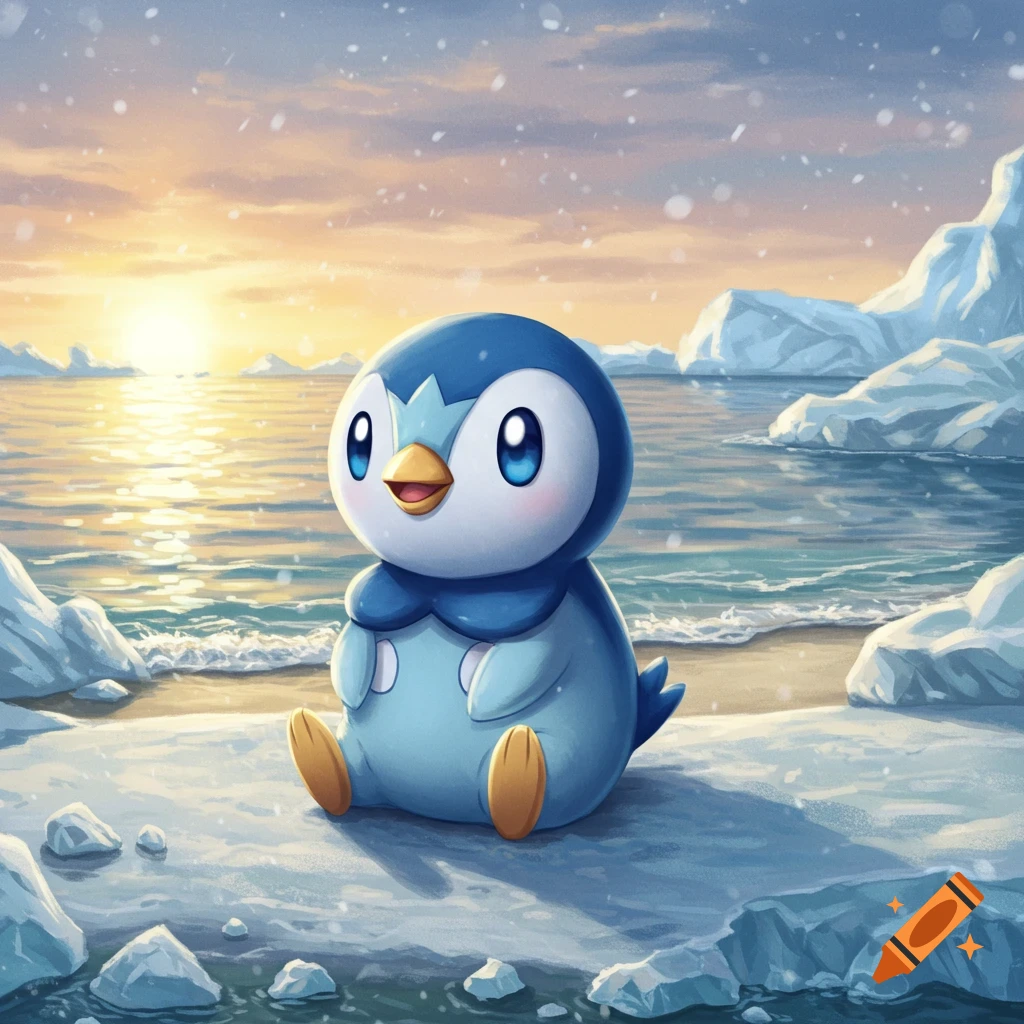 Ergiprim, a mid-sized Pokemon with large blue ears on Craiyon