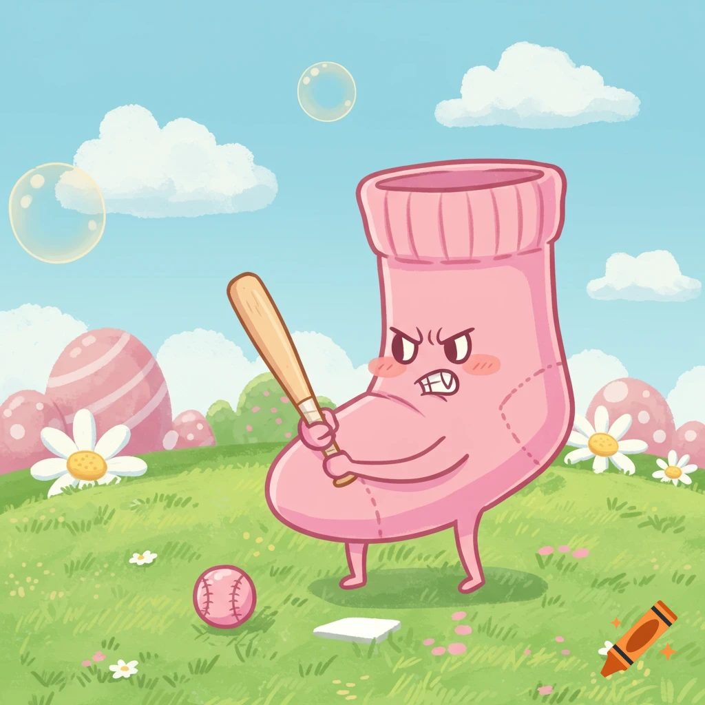 A cartoon anthropomorphic wooden log with an angry face holds a ...