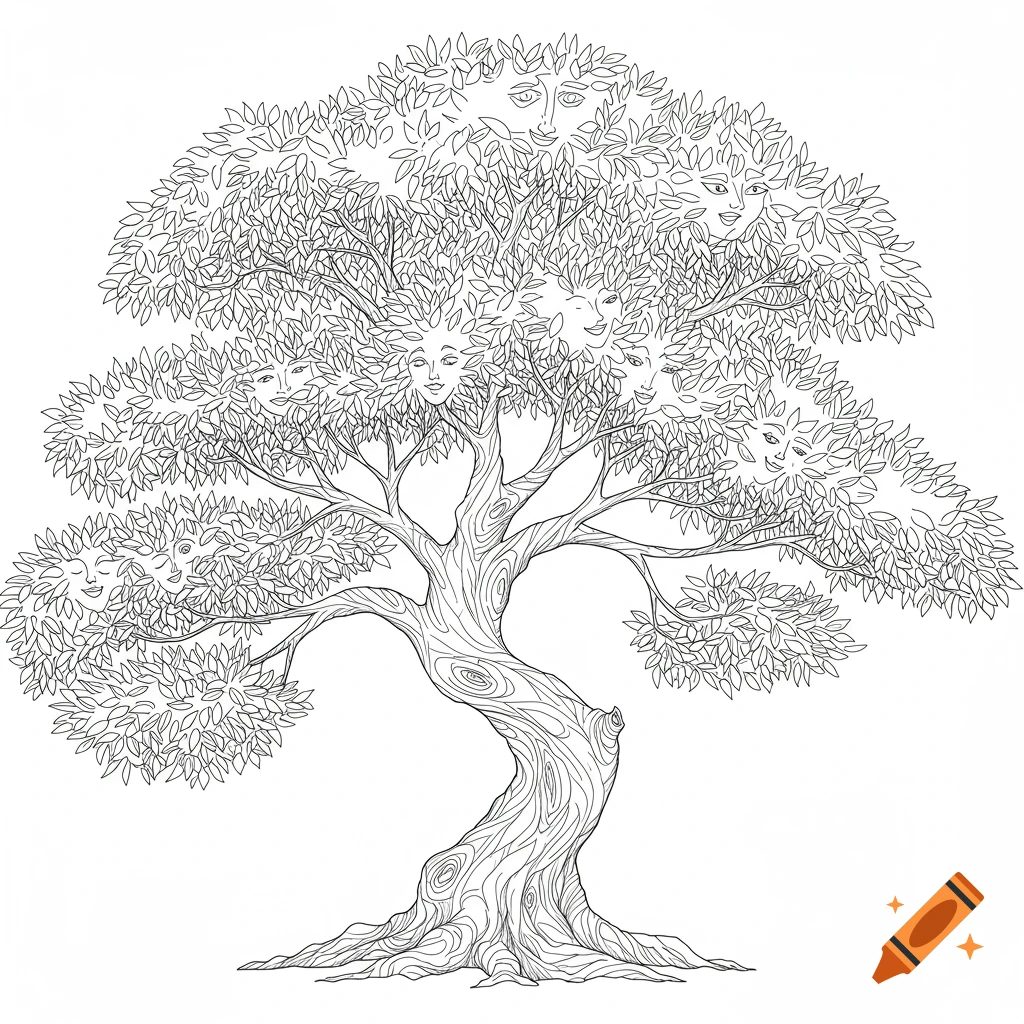 Minimalist black logo of a weeping willow tree, with its leaves formed ...