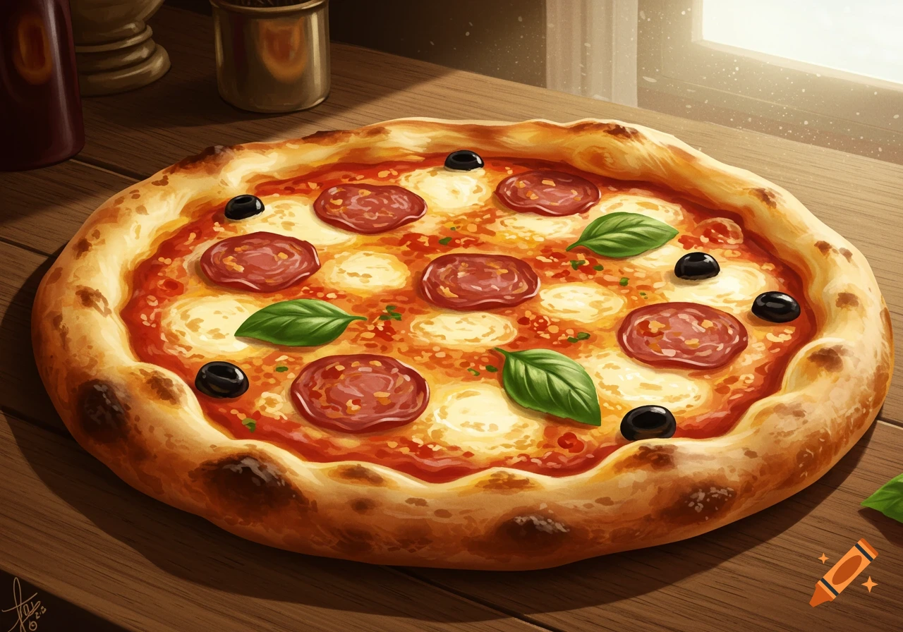 Peanut butter and jelly sandwich halves with oozing filling on a wooden table, bathed in ...