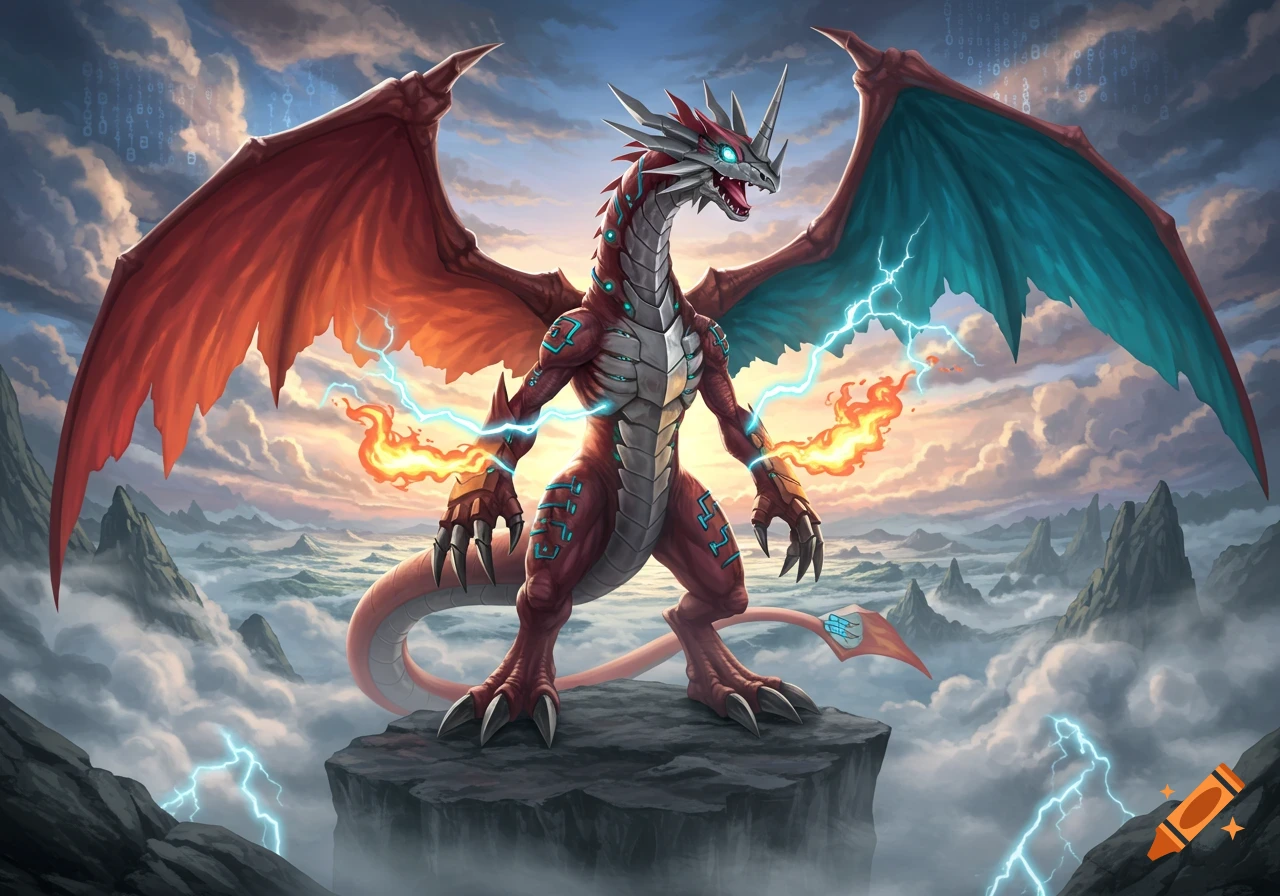 An illustration of Charizard holding a magic wand and casting a spell ...