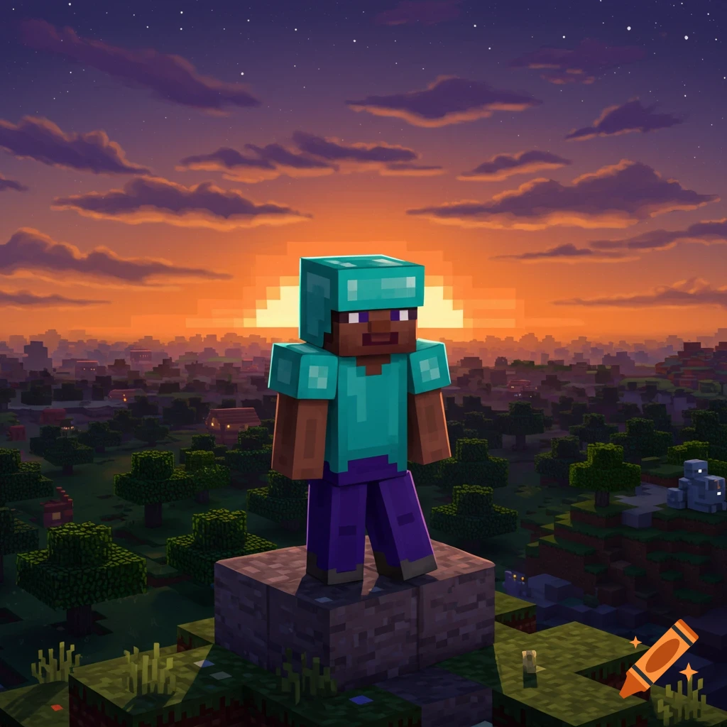 A blocky Minecraft Phantom character with glowing wings and a diaper ...