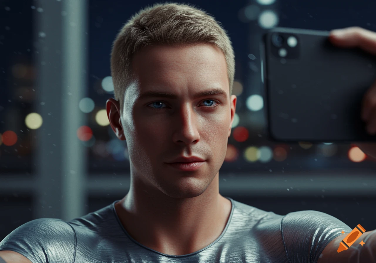 Two men in dark suits and ties, one with blonde hair smirking and the ...