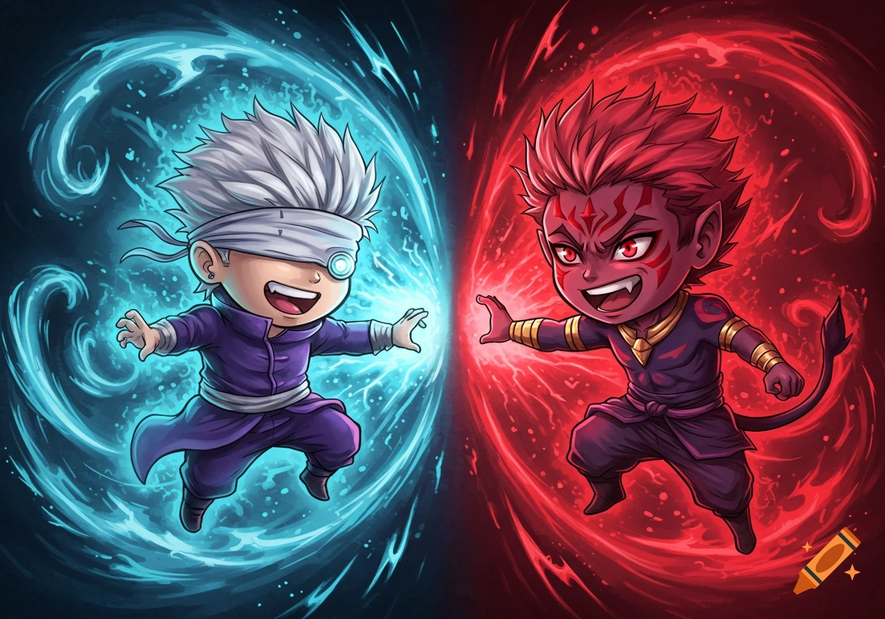 Gojo+art created on Craiyon