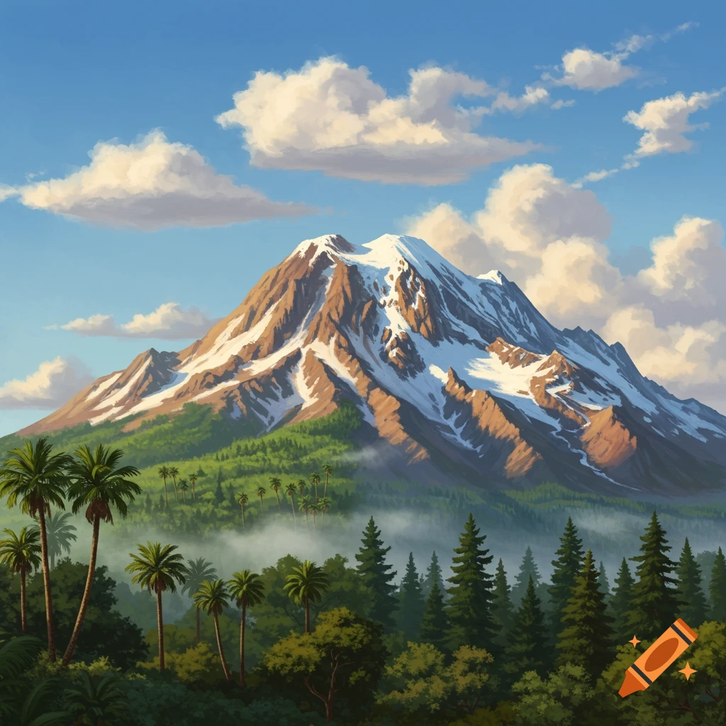 Realistic modern art of a claustrophobic library in mountains on Craiyon