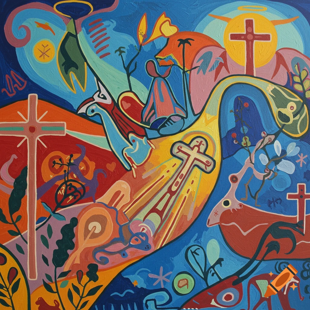 Franz Marc Style created on Craiyon