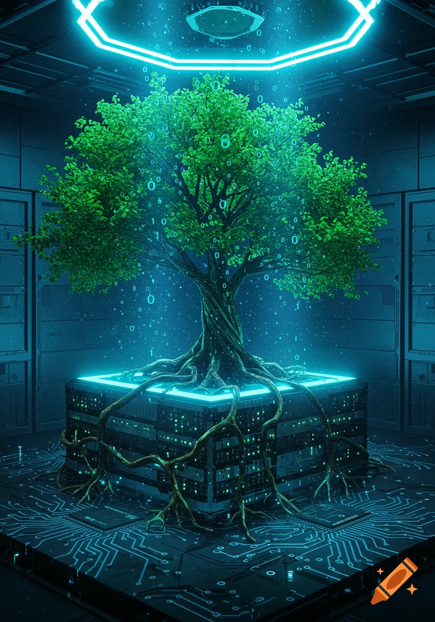 Autobot Transformer in a Server Room created on Craiyon