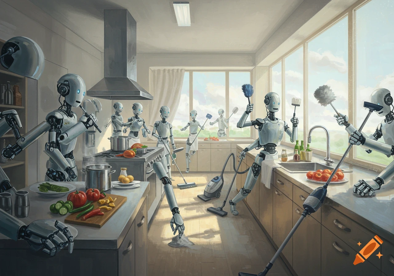 Robots images created on Craiyon