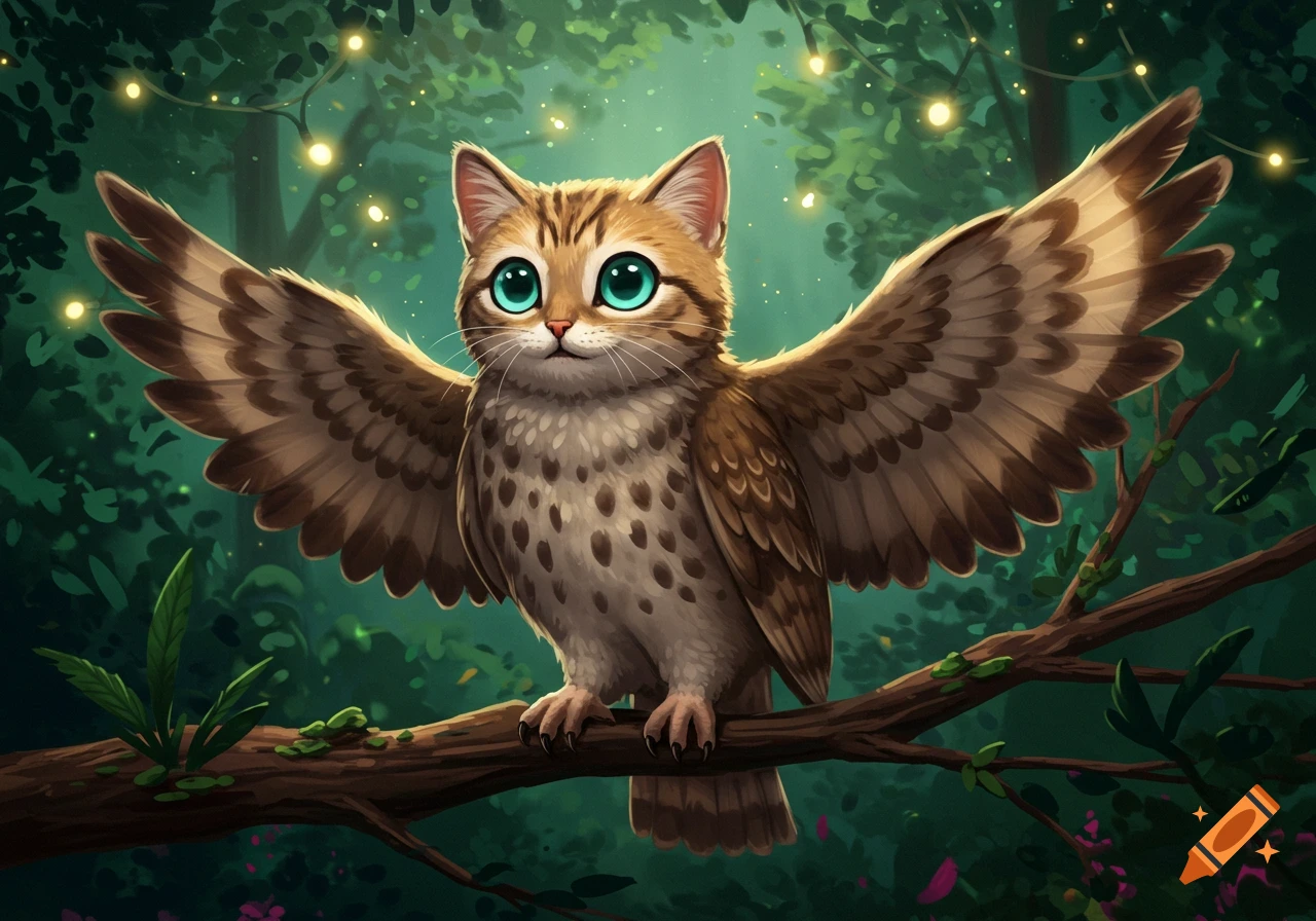 An owlbear, a creature with the head of an owl and the body of a bear ...