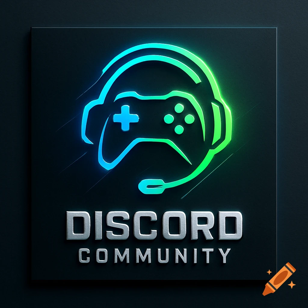 Stylized blue and green gradient line art logo of a game controller ...