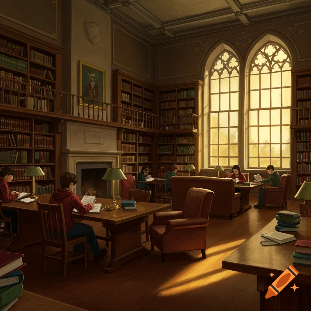 Pineapple on books in a stone cellar on Craiyon