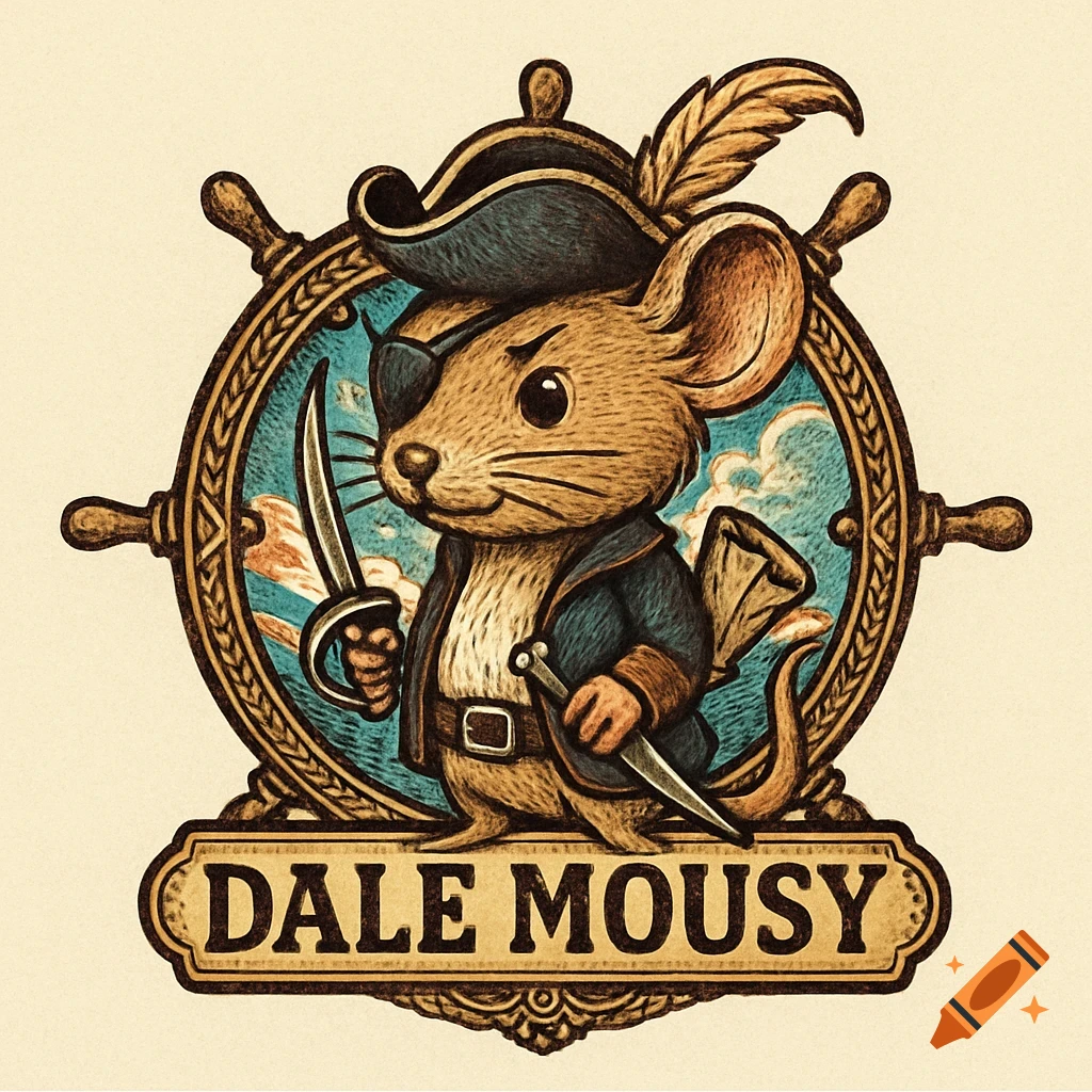 Stylized guild logo with a blue whale surfacing from teal waves ...