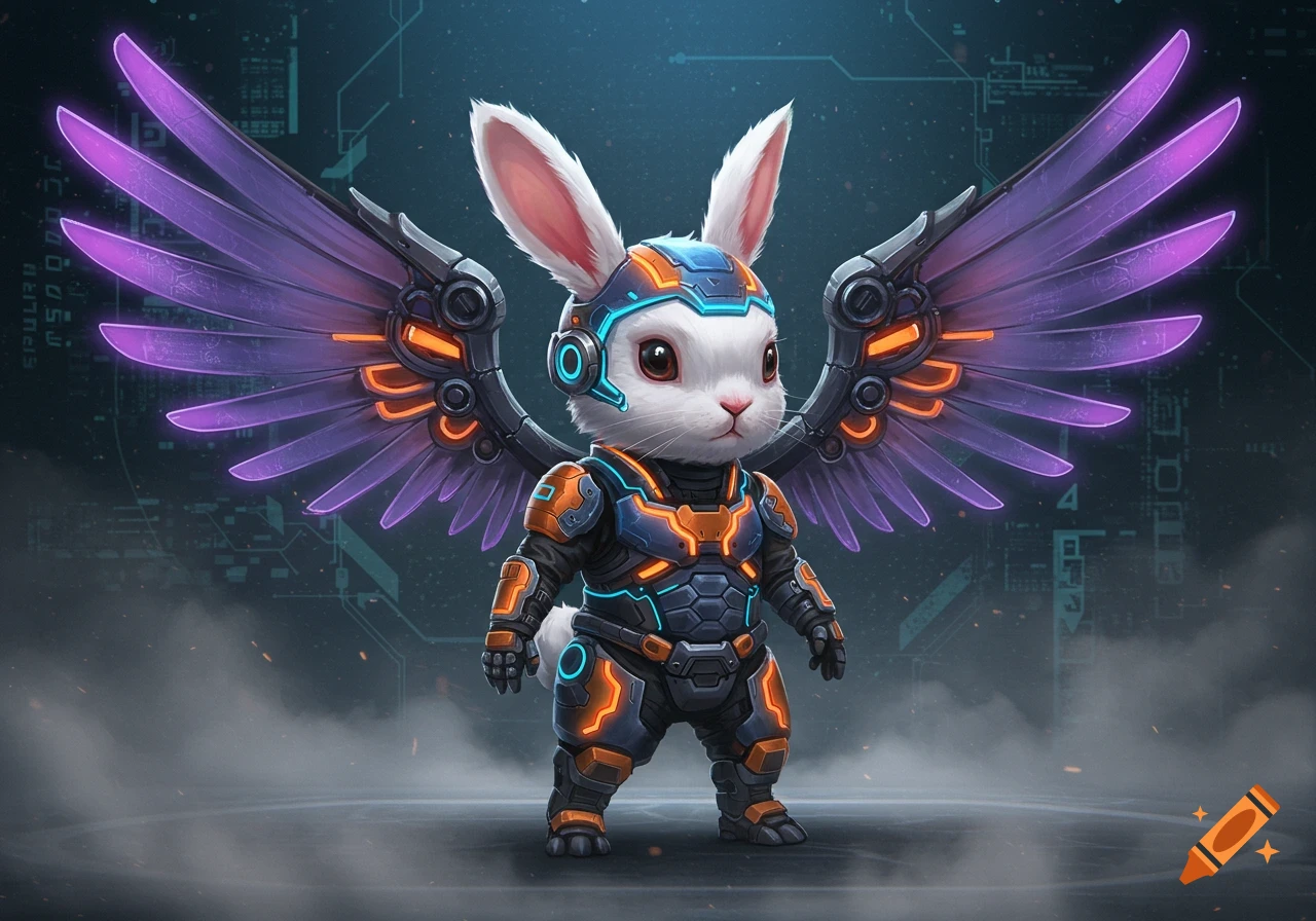 A giant Cream the Rabbit from Sonic, wearing an orange swimsuit, stomps ...