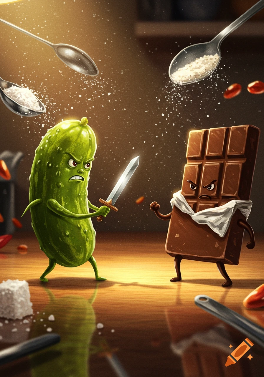 A whimsical cartoon sausage with a smiling face relaxes in a red ...