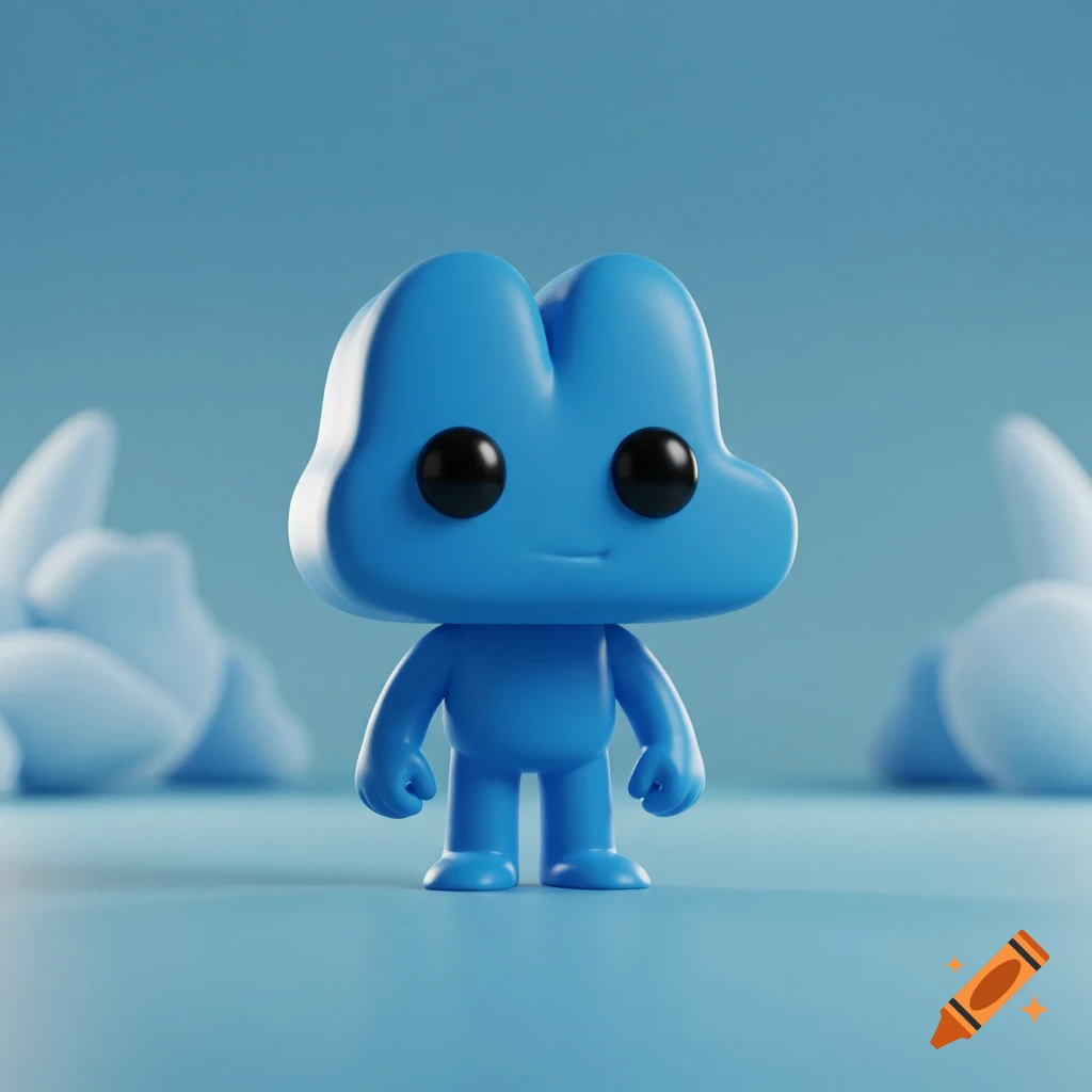 Funko Pop figure of Simone Biles on Craiyon