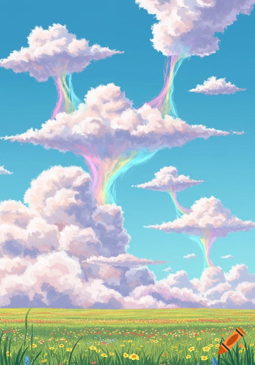 Bfdi+clouds created on Craiyon