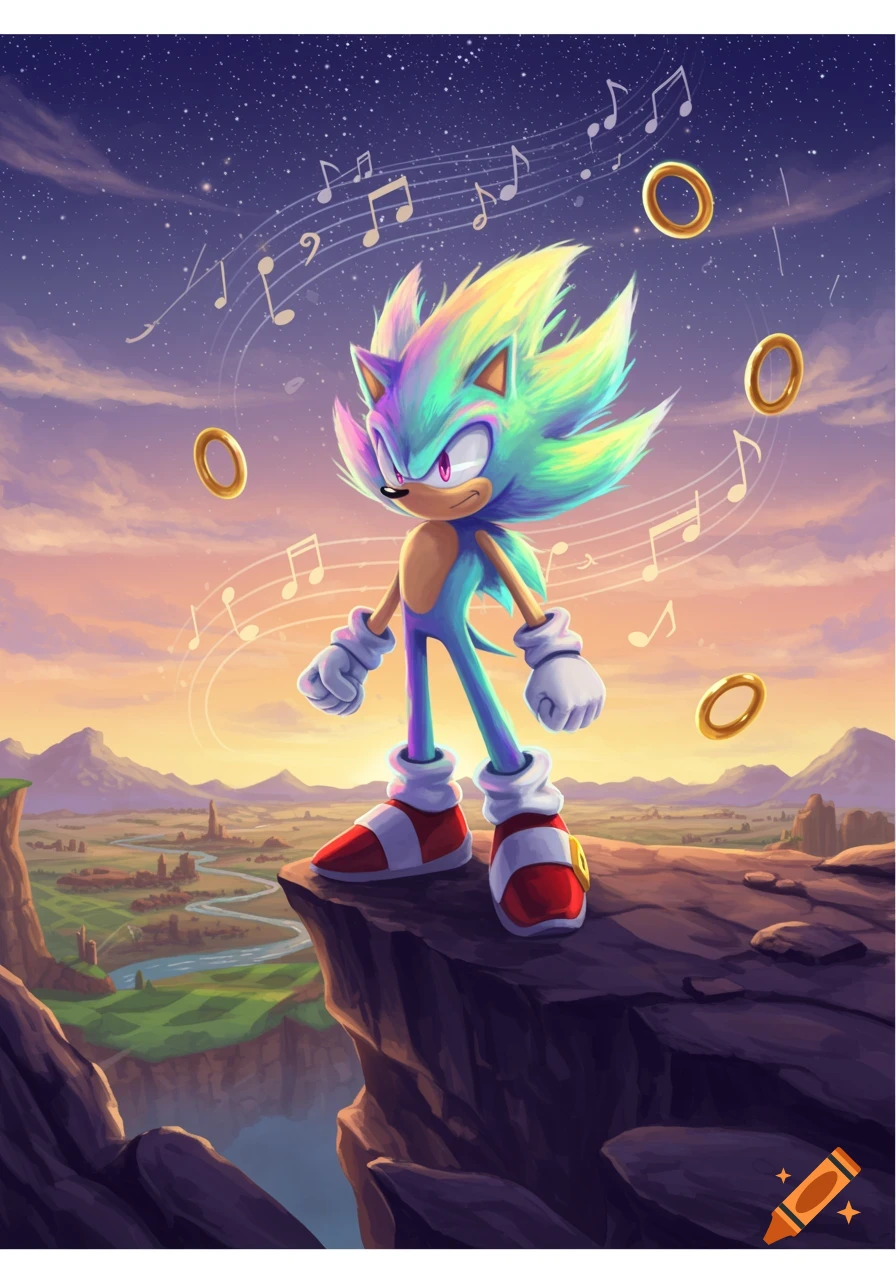 Cartoon characters Sonic, Amy Rose, ALF, Yogi Bear, and Cream the ...