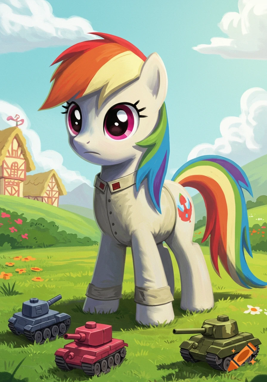 My Little Pony images created on Craiyon