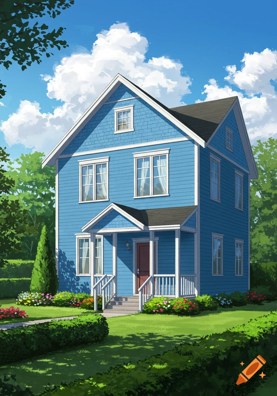 A two-story American Craftsman meets Modern Colonial house with light ...