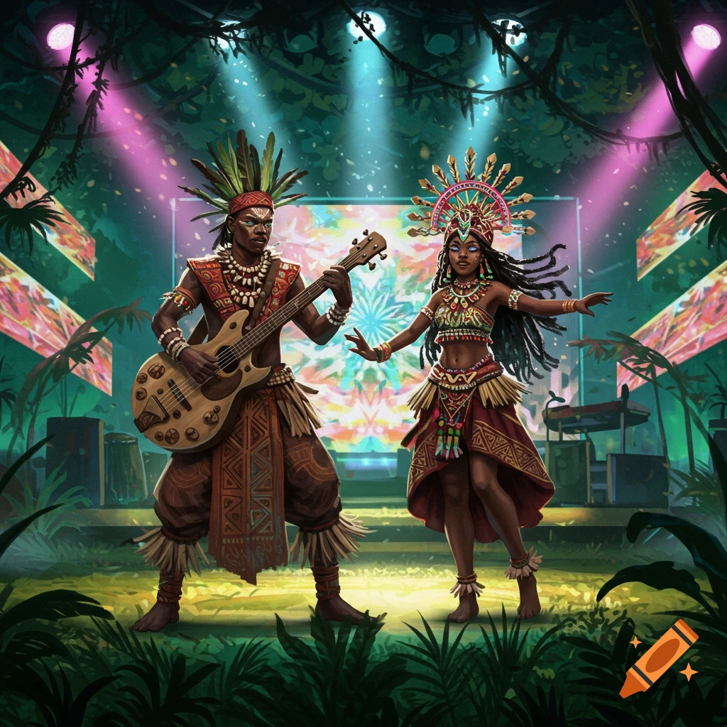 Cultural images created on Craiyon