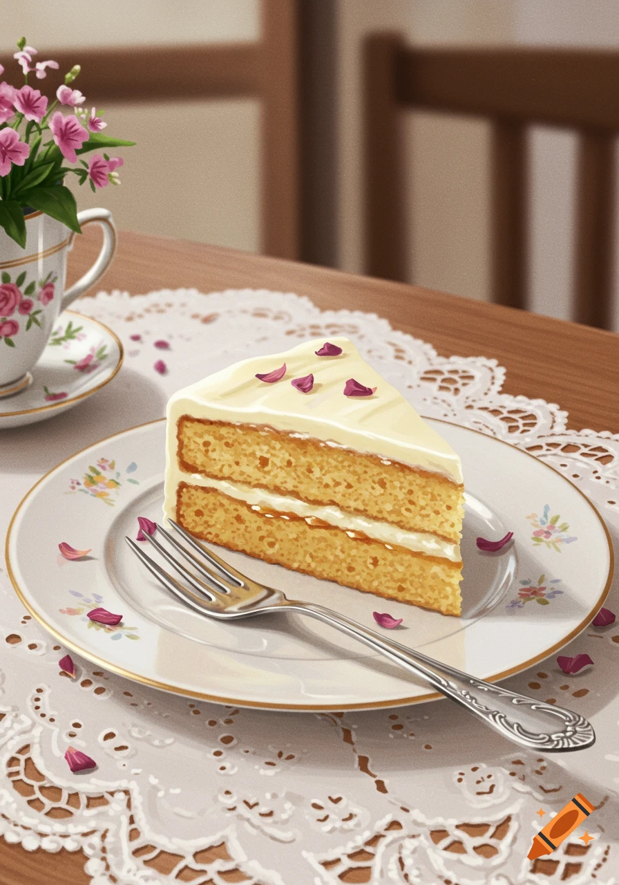 A close-up of a miniature food stand displays toast with strawberry and ...