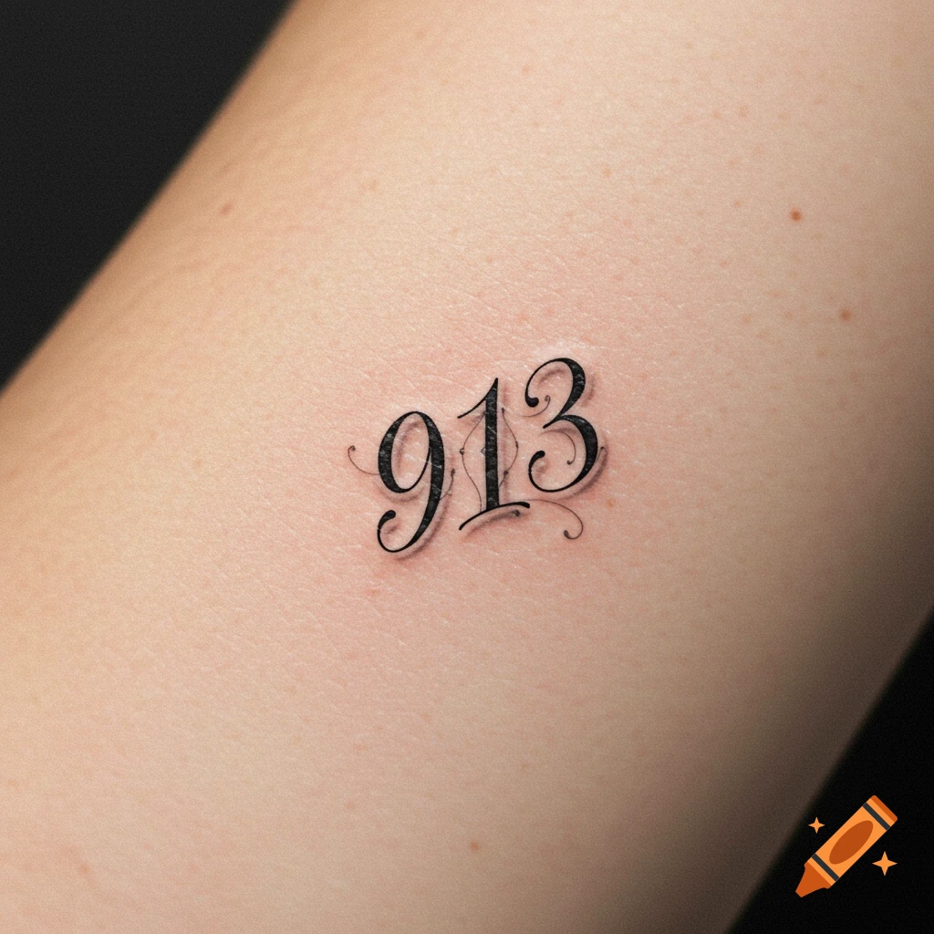 A minimalist tattoo of an infinity symbol intertwined with leafy ...