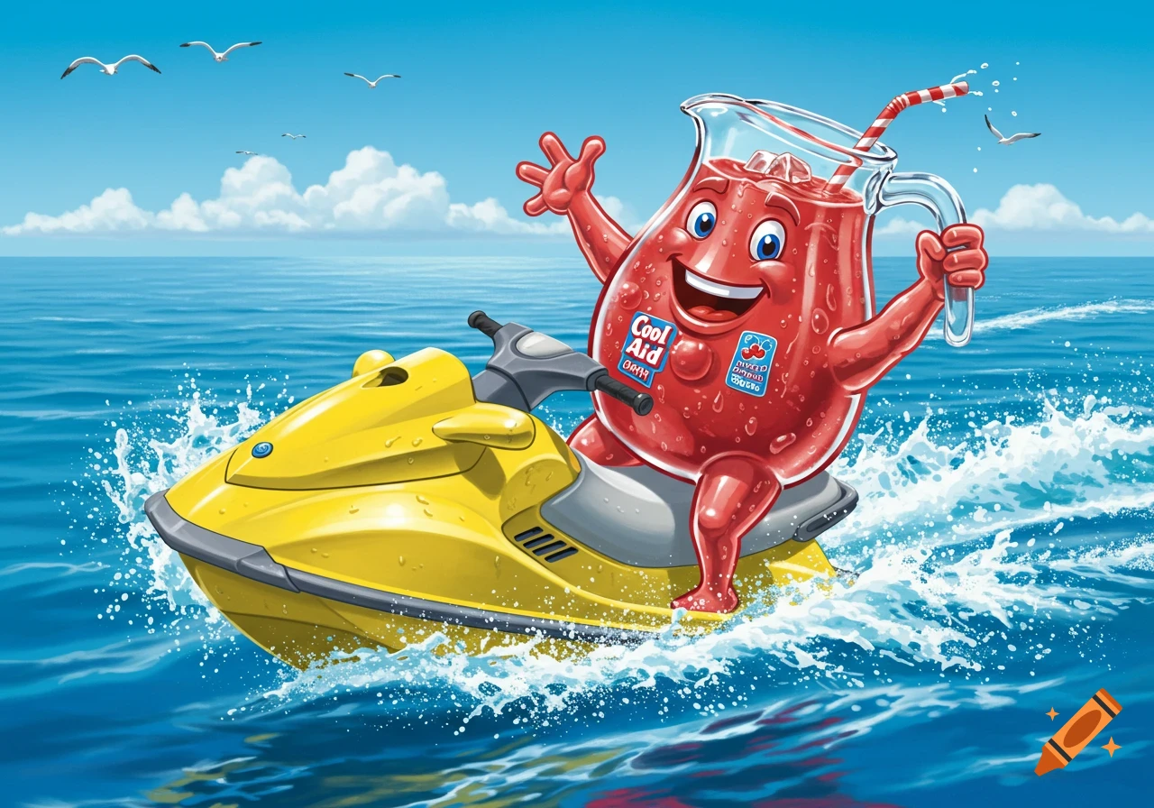 Lake+tahoe+cartoon created on Craiyon