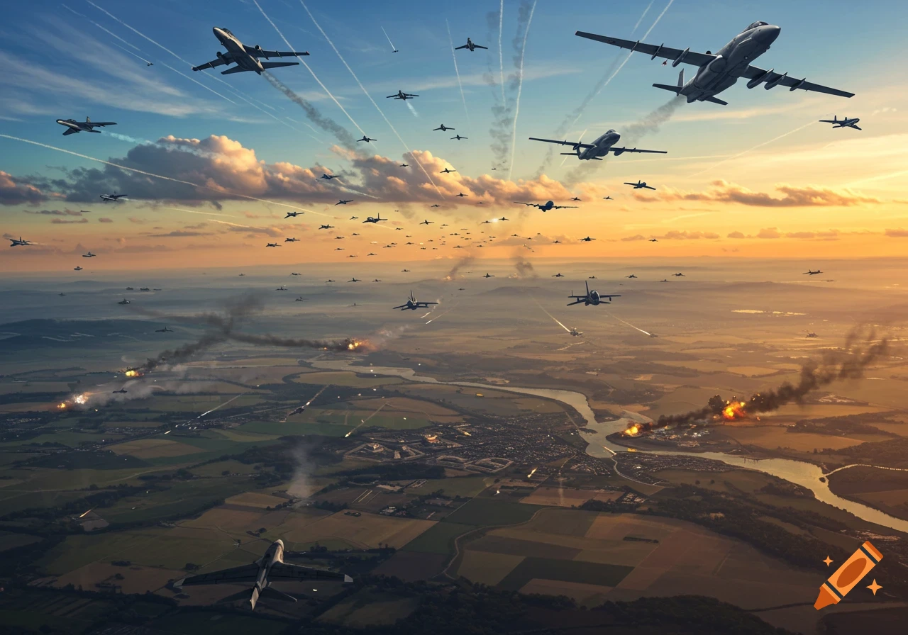 Ww2 Aircraft created on Craiyon