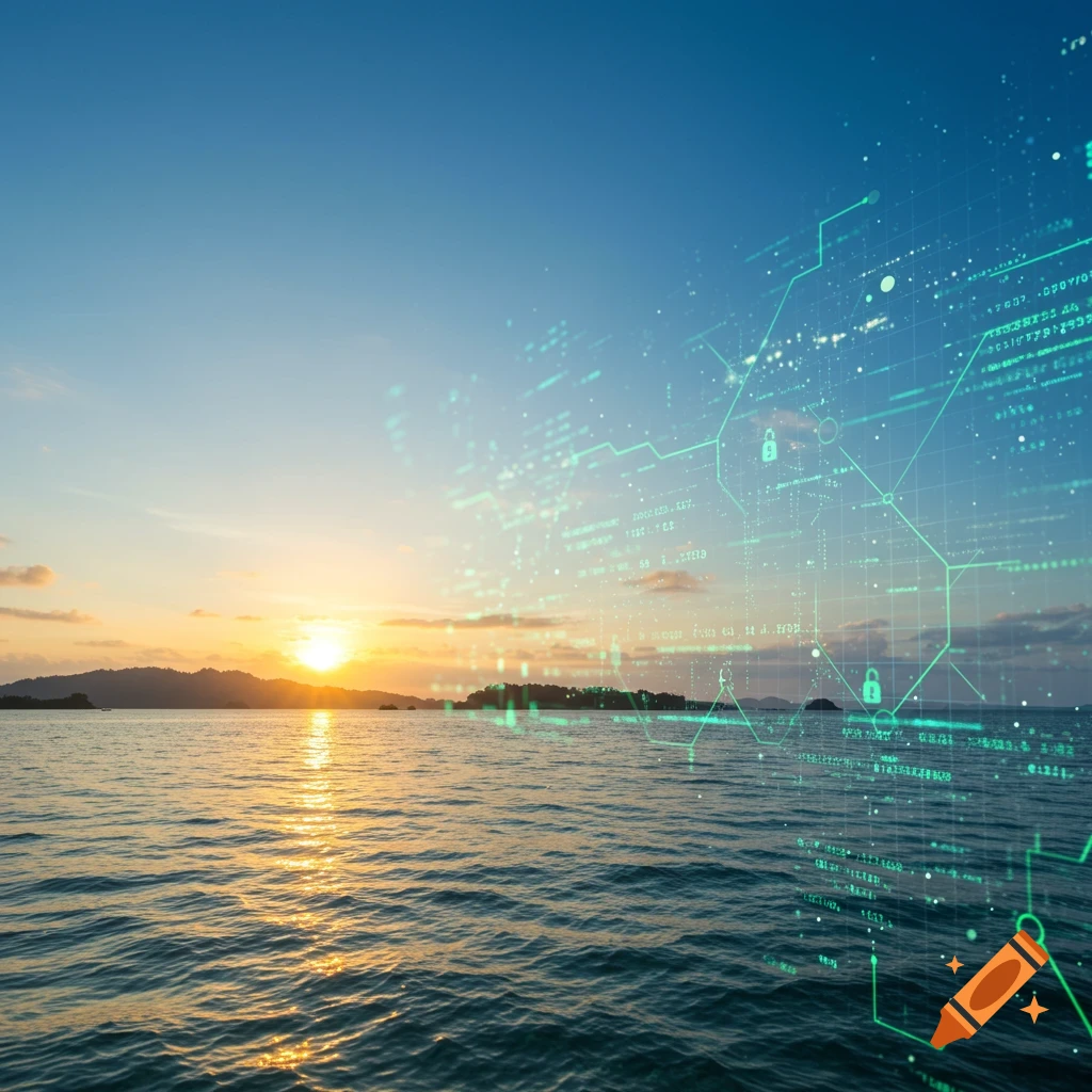 Bathymetry created on Craiyon