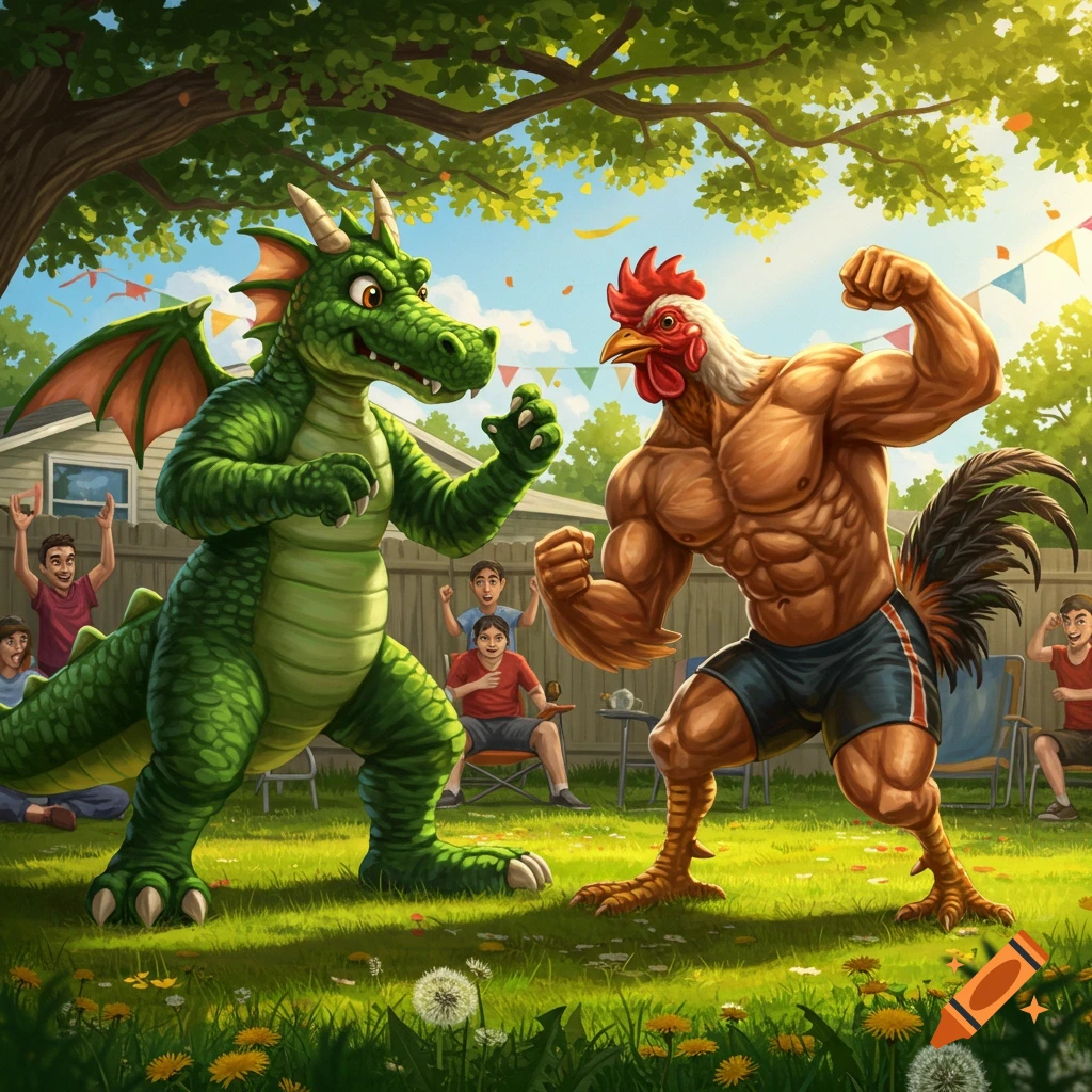 Muscular Animals created on Craiyon