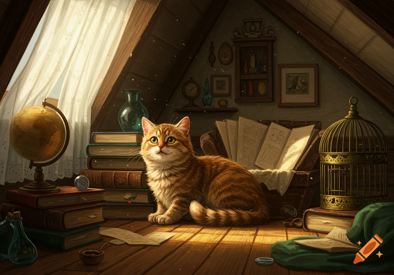 Attic images created on Craiyon