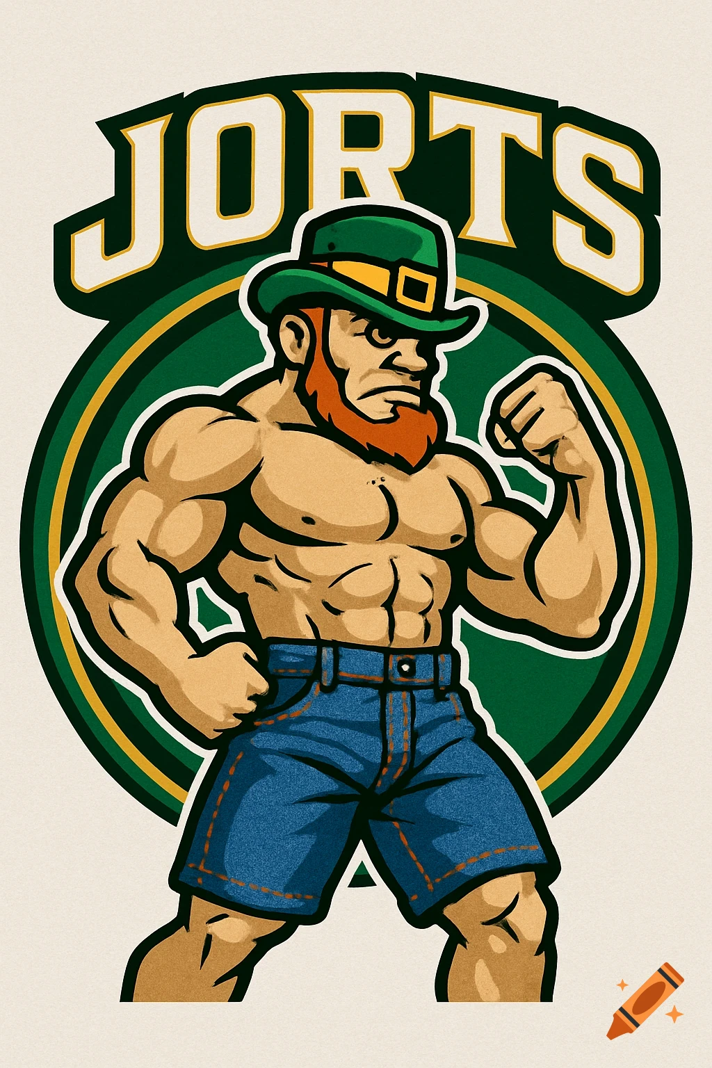 Graphic logo of a bearded man in a fur hat holding a rifle, with the ...