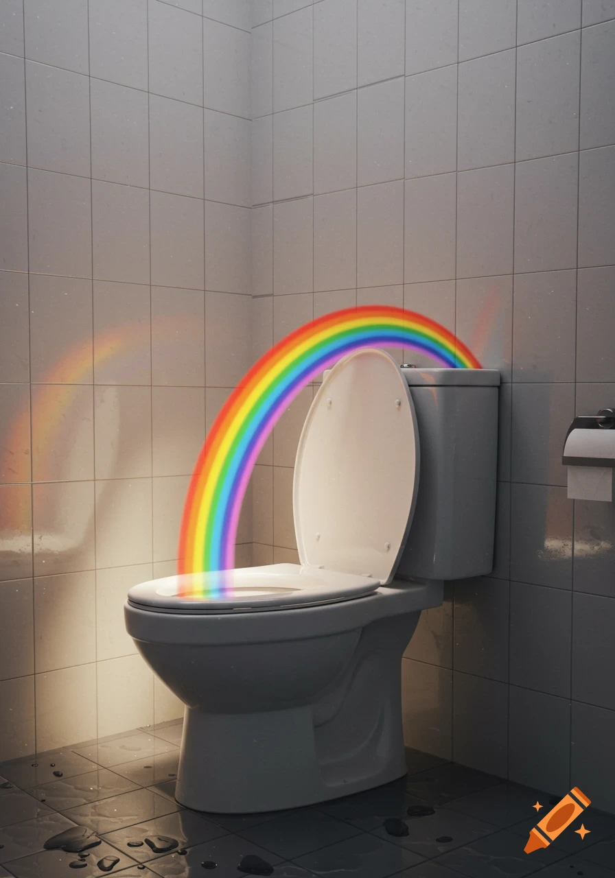 Elon Musk Sitting Inside a Toilet Bowl in Photorealistic High ...