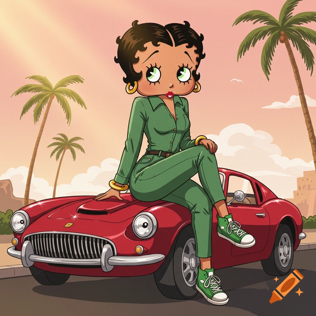 Betty Boop created on Craiyon
