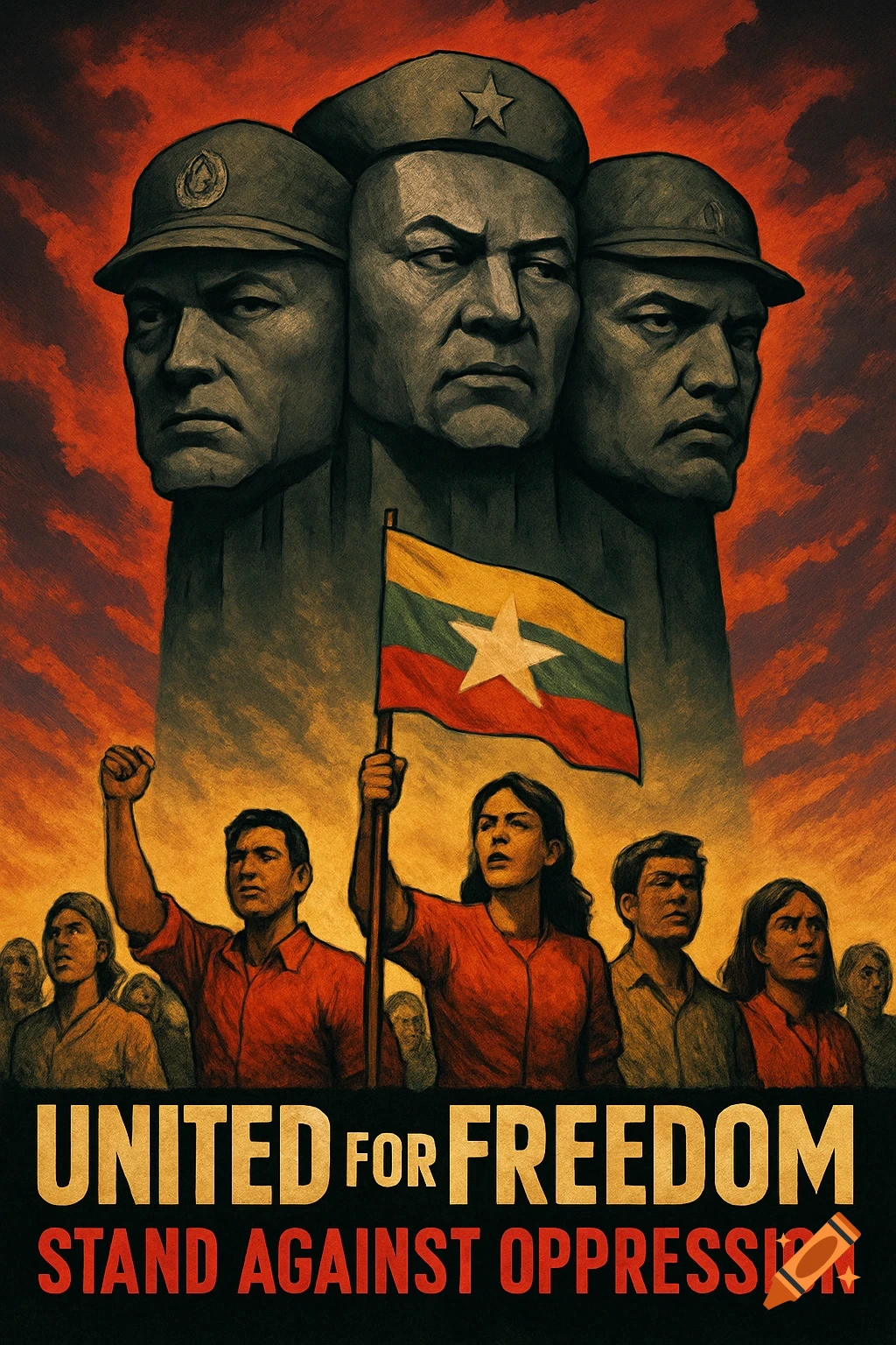 Vibrant poster for the 35th Polish Anniversary of Goa Liberation with ...