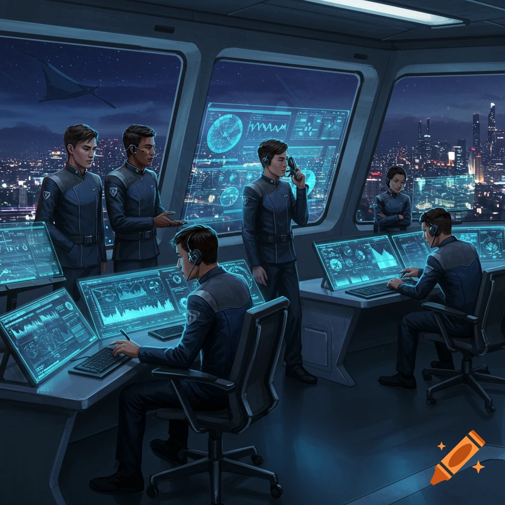 Control Room imagens criadas no Craiyon