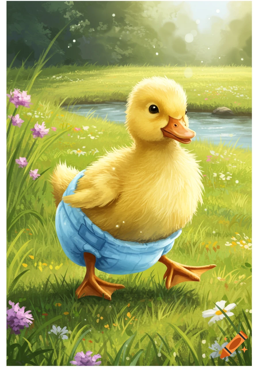 A fluffy white chick with big dark eyes and a small beak sits gently in ...