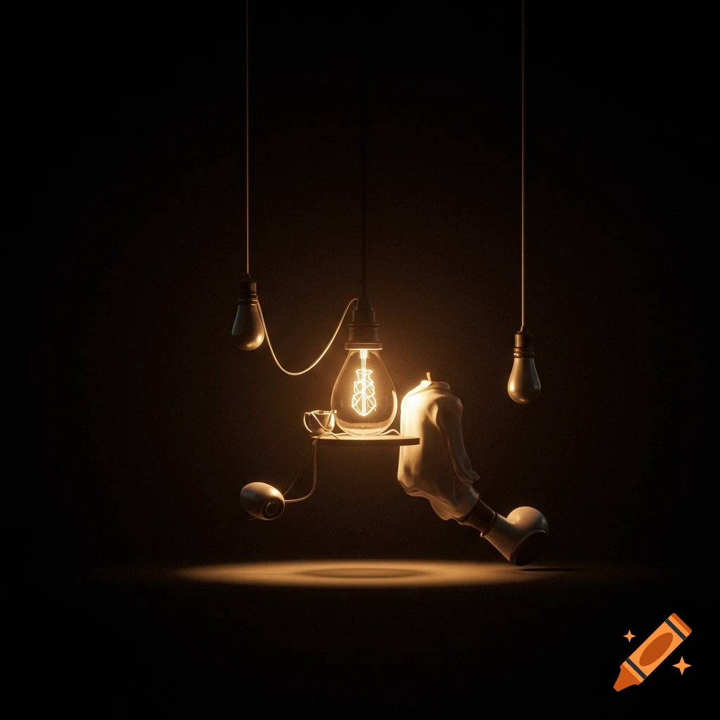 A tall, white, abstract sculpture resembling an antler stands under ...