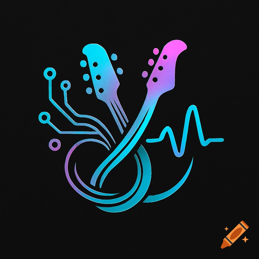 Raspberry electric guitar ice cream bar with popsicle stick neck on Craiyon