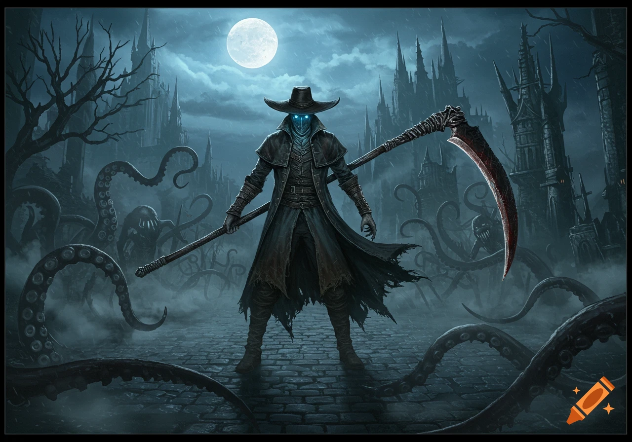 Horror+brawl+rod created on Craiyon