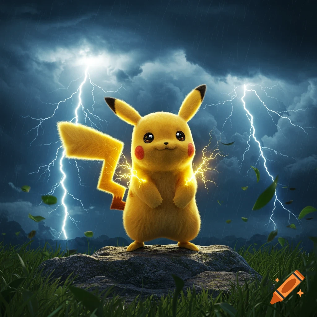 Pikachu in tactical gear, wearing a headset and holding a sniper rifle ...