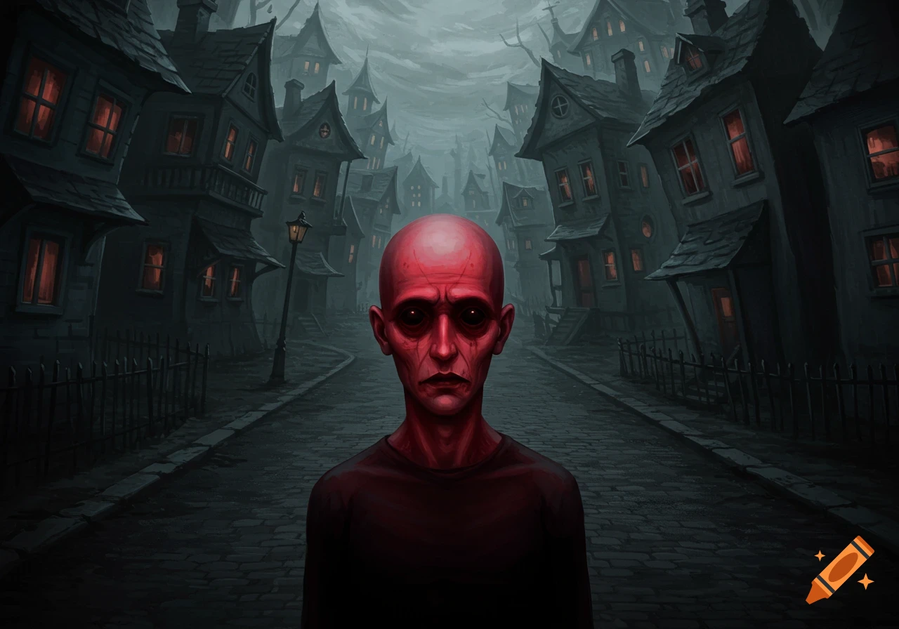 Psychological Horror created on Craiyon