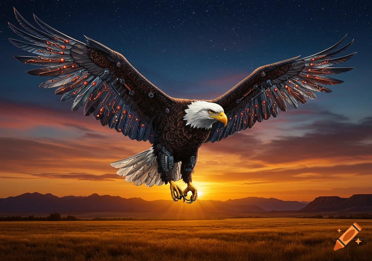 Eagles created on Craiyon
