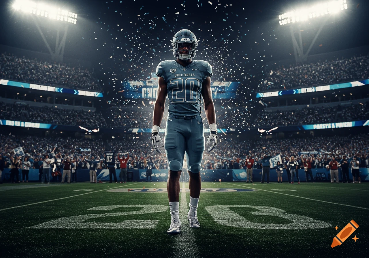 A vintage black football jersey with white number 15, bronze helmet ...