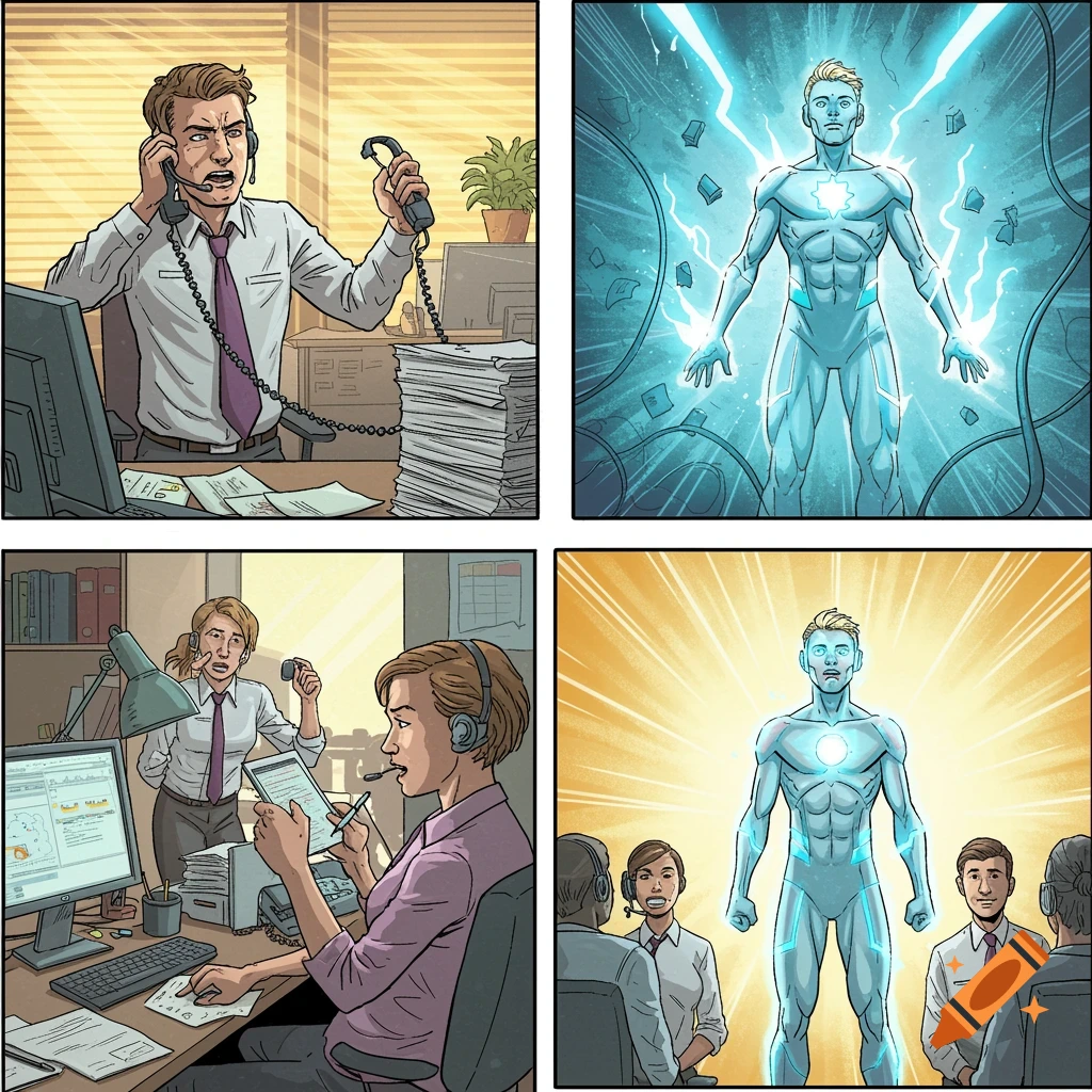 Comic created on Craiyon