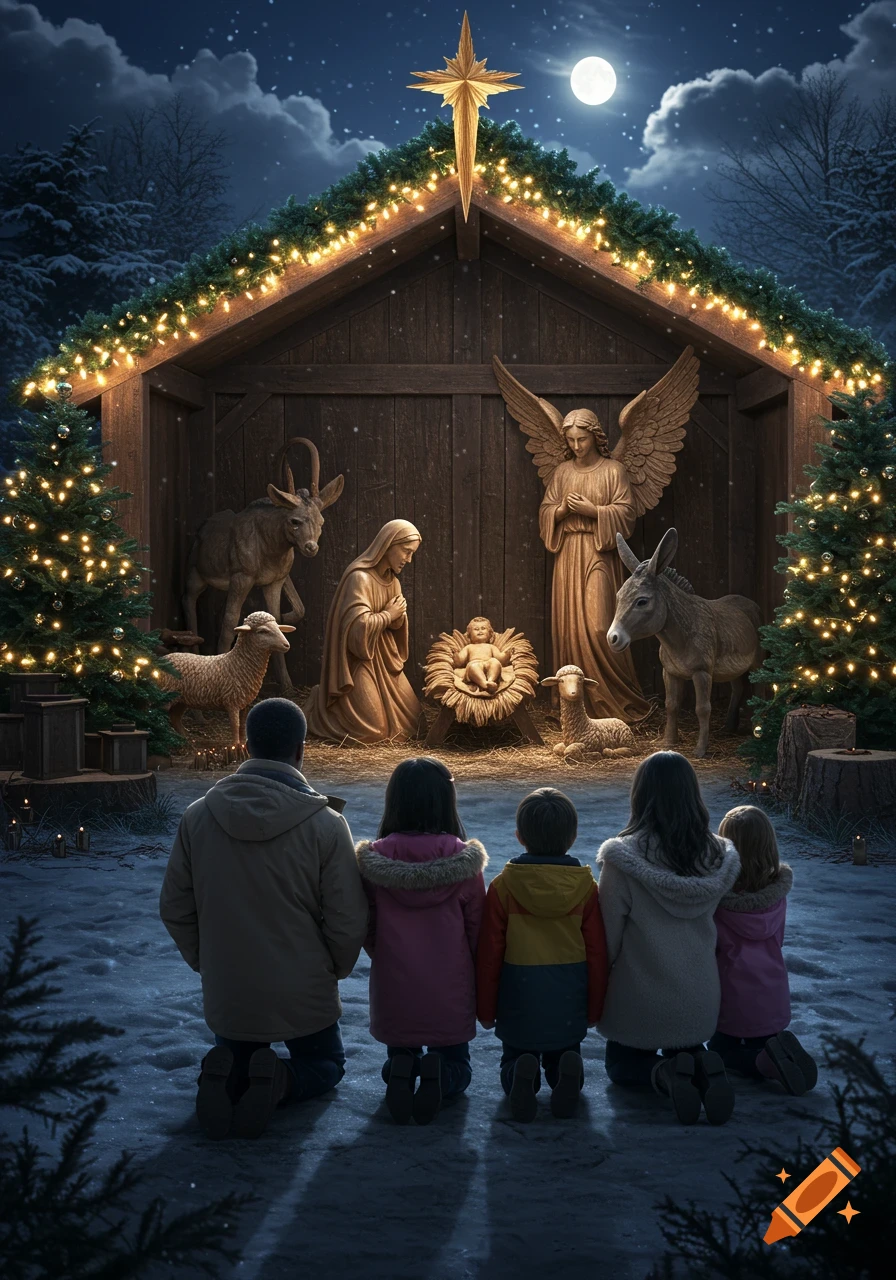 A surreal Christmas tree in a hospital records department, made of file ...