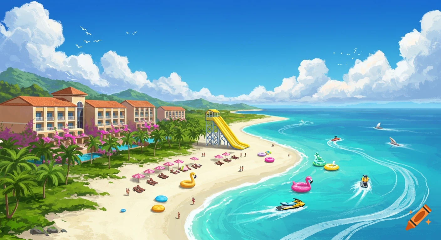 Hotel+clipart created on Craiyon